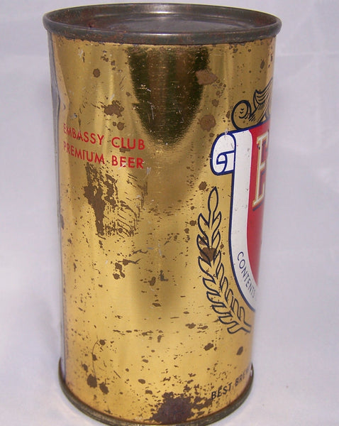 Embassy Club Beer, USBC 59-32, Grade 1-/2+ Sold 8/20/15 – Beer Cans Plus