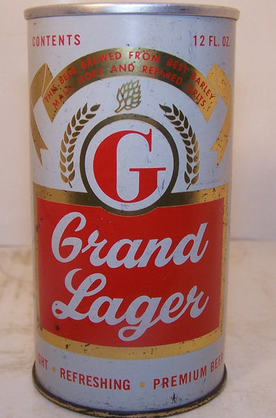 Grand Lager, USBC II 71-25, grade 1- Sold on 1/18/15 – Beer Cans Plus