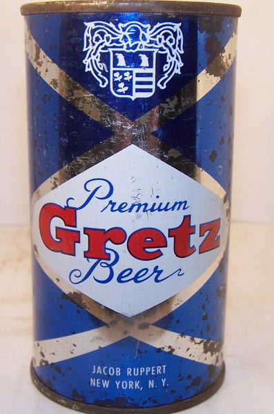 Gretz premium beer, USBC N.L Jacob Ruppert Brewing, New York, Grade 1 ...
