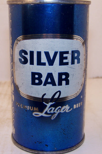 Silver Bar premium Lager Beer, (Blue set can) USBC 134-4 Grade 1/1- So ...