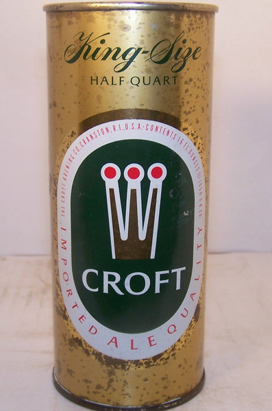 Croft Ale king size, USBC 228-6 Grade 1- Sold 4/19/15 – Beer Cans Plus